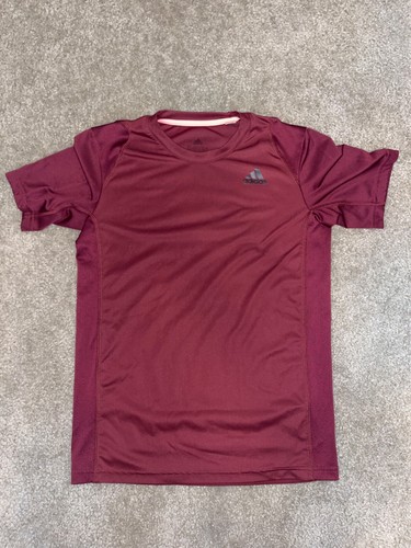adidas - boys dri fit in maroon size 13-14y | eBay