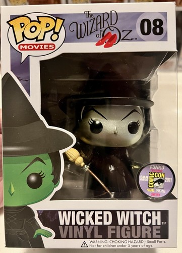 Funko Pop Metallic Wicked Witch, #08, SDCC 2011, LE 480, Vaulted | eBay
