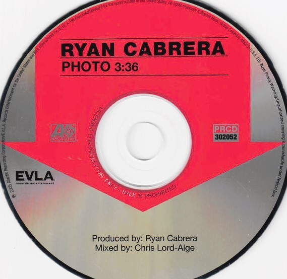 RYAN CABRERA - PHOTO - US Promo CD Single - MINT! - from You Stand ...