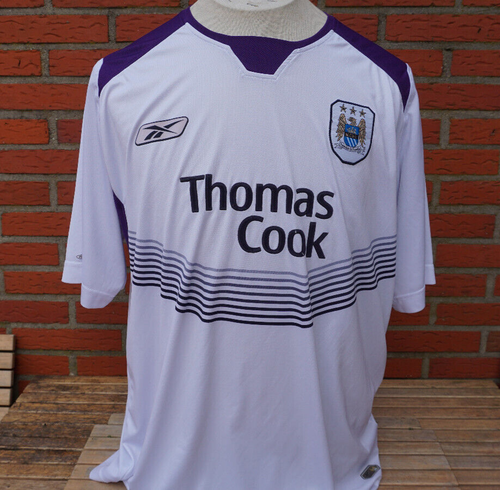 Original Manchester City Vintage Jersey Reebok Thomas Cook Football XXL ...