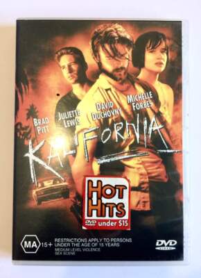 KALIFORNIA Rated MA 15+ (DVD 1993) Brad Pitt Juliette Lewis Thriller | eBay