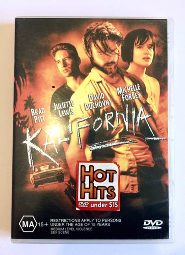 KALIFORNIA Rated MA 15+ (DVD 1993) Brad Pitt Juliette Lewis Thriller | eBay