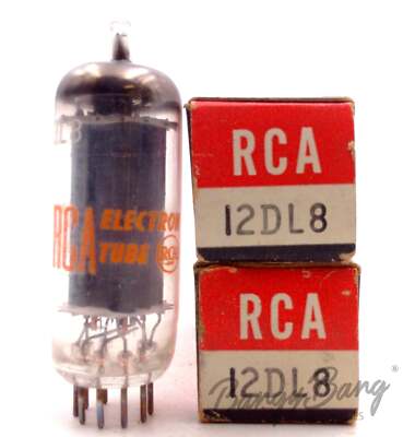 2 RCA 12DL8 Duplex Diode Tetrode Car Radio/TV Audio Vacuum Tube Valve ...