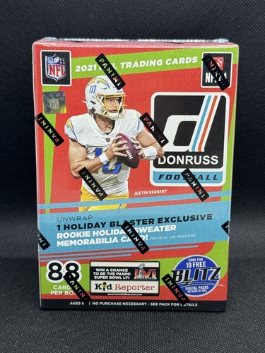 2021 Panini Donruss NFL Football Holiday Blaster Box 88 Cards Factory ...