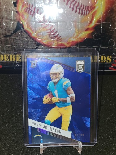 2023 Donruss Elite Quentin Johnston /99 Blue Rookie Chargers #176 | eBay