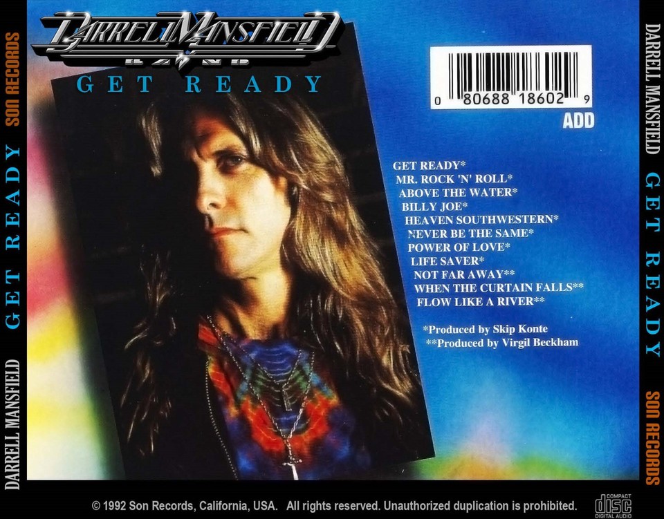 Darrell Mansfield "Get Ready" (1980) NEW CD Shrinkwrapped Jewel Case ...