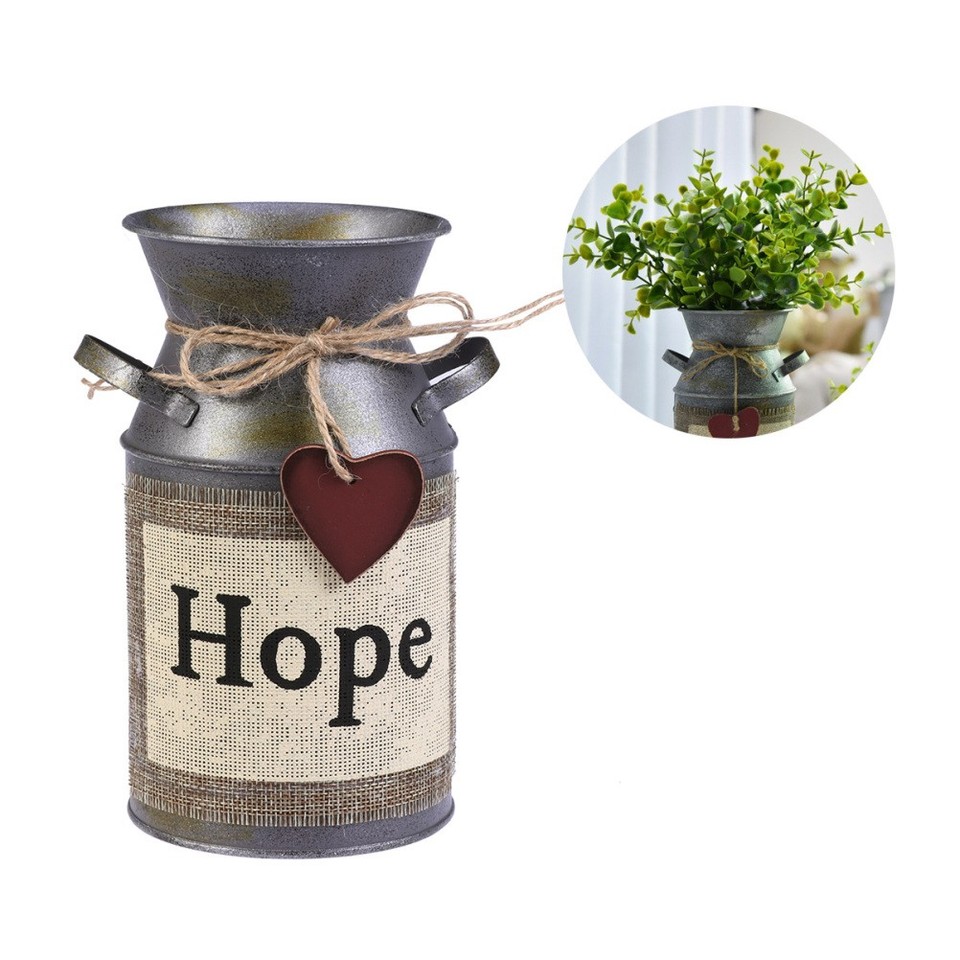 Flower Vase Home Decoration Rustic Farmhouse Country Holder Pitcher ...