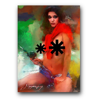 Vicki Lynn Lasseter #2 Art Card Limited 6/50 Edward Vela Signed (Censored) | eBay