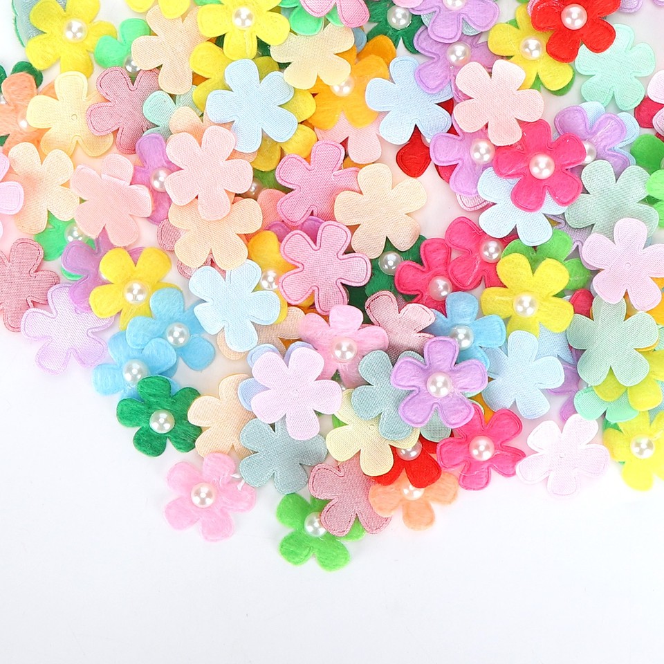 200 Pcs Mini Craft Flowers With Tencolor Mixed Soft Daisy Flowers Great ...