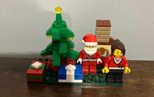 Lego Santa With Fireplace, Tree & Presents | eBay