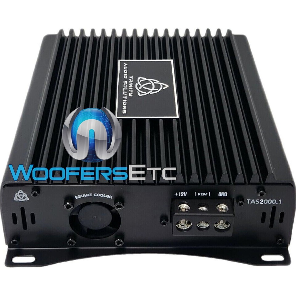 TRINITY AUDIO TAS-2000.1 MONOBLOCK 2000W RMS SUBWOOFERS SPEAKERS BASS ...