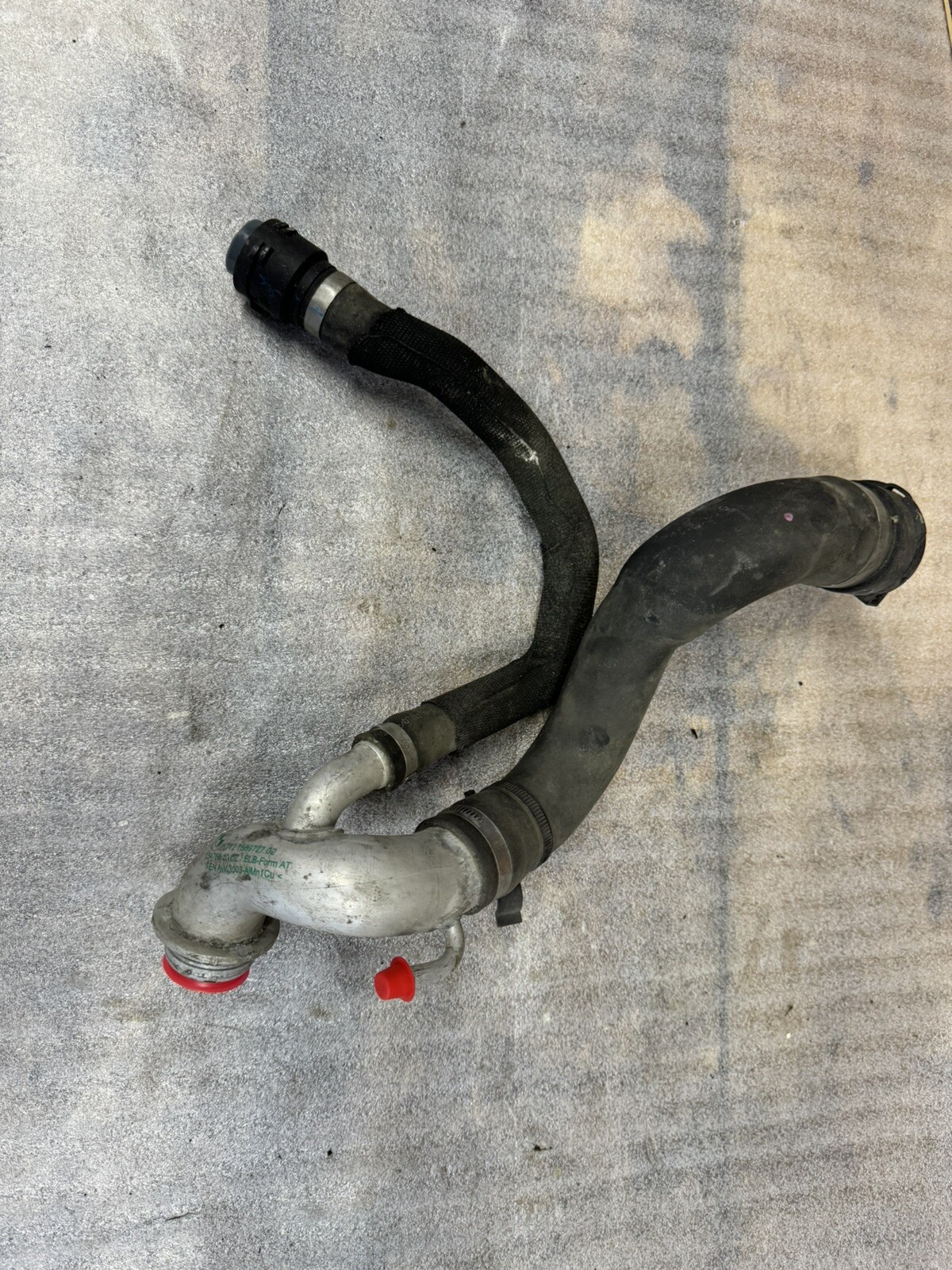 BMW 10-14 E70 E71 X5 M X6 M RADIATOR FEED LINE PIPE OEM Hose Clamp ...