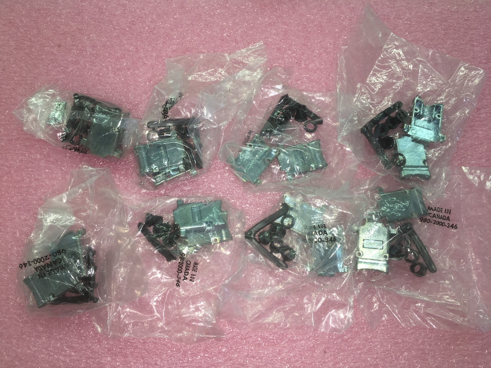 (8 PIECE LOT) 980-2000-346, ITT CANNON, DSUB 15 METAL DIECAST B/S, RoHS | eBay