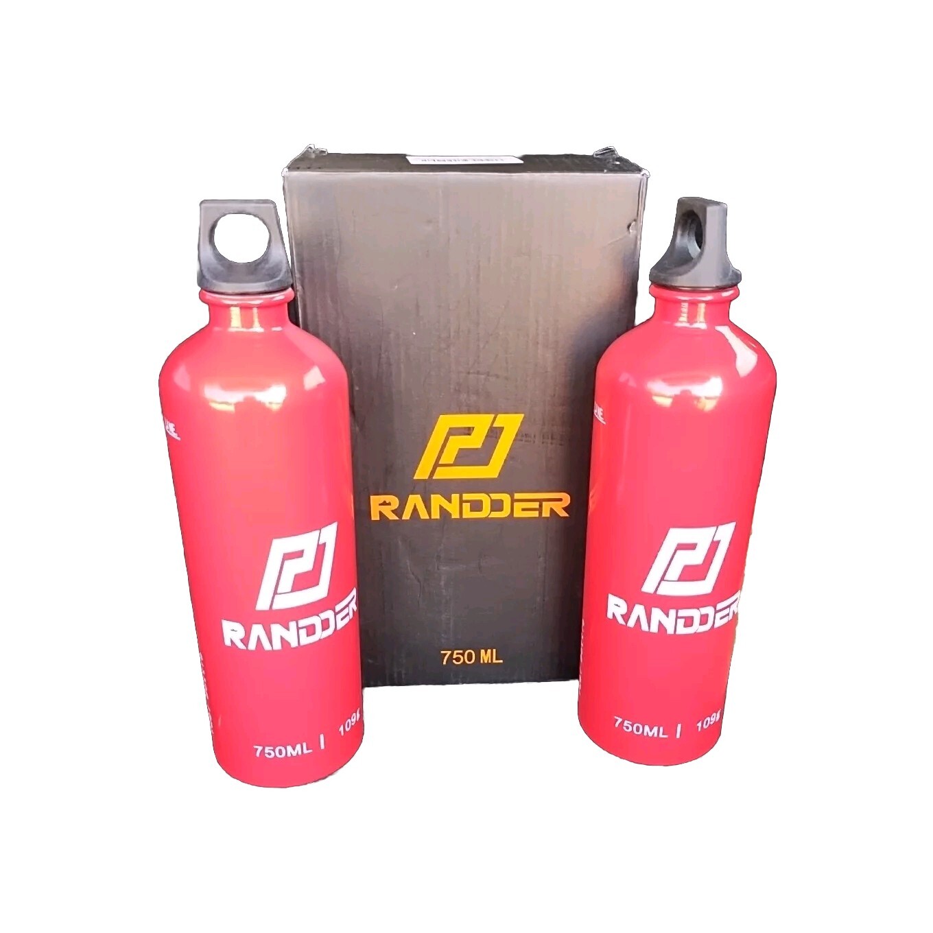 RANDDER 2 Pack 750ML Liquid Fuel Bottle for Motorcycle, Camping ...