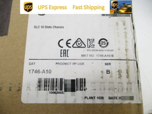 1746-A10 Series B AB SLC-500 PLC Chassis/Rack 10 Slot Complete Spot ...