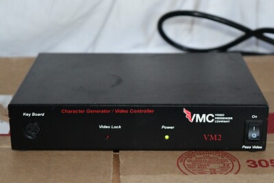 VMNU VM2 #100696 CHARACTER GENERATOR VIDEO CONTROLLER NETWORK UNIT W6B1 ...