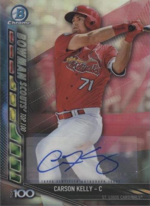 2017 Bowman Chrome - Bowman Scouts Updates Carson Kelly #BSU-CK ...