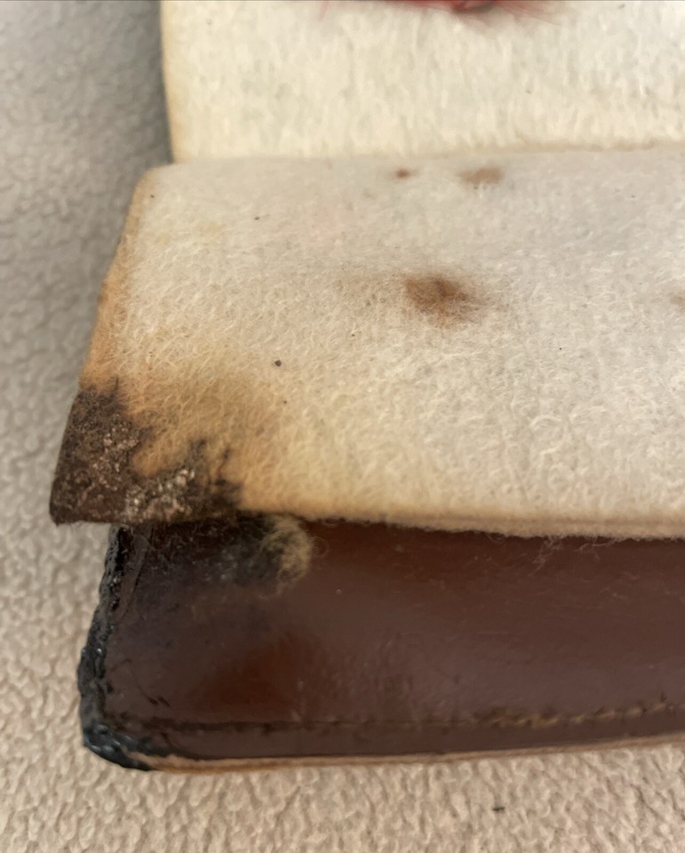 Vintage Leather Fly Wallet ~ Fly Book Fly Fishing includes FLIES ~ Sold ...