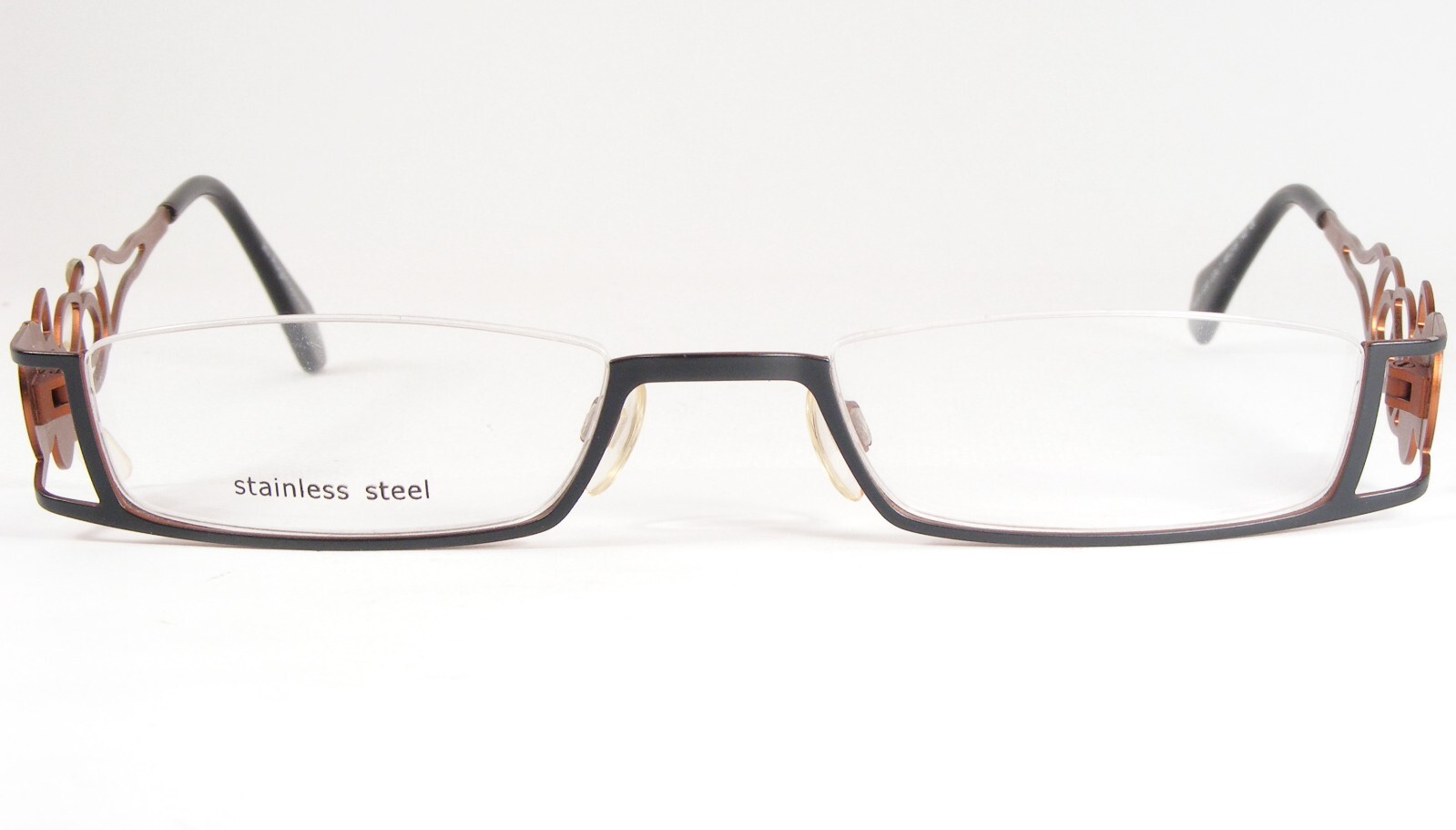 VISTAN KRUSE 1330 1 Black /Copper UNIQUE RARE EYEGLASSES FRAME 48-19 ...