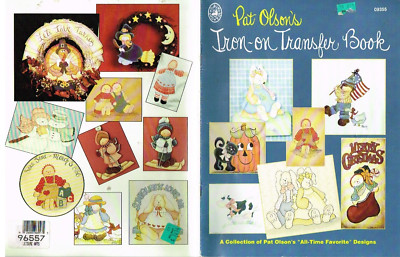 Iron On Transfer Book Pat Olson Favorite Designs Transfers Embroidery ...