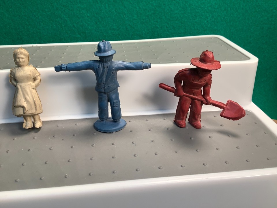 VINTAGE 1950'S MARX FARM PLAYSET 60MM VINYL FIGURES | eBay