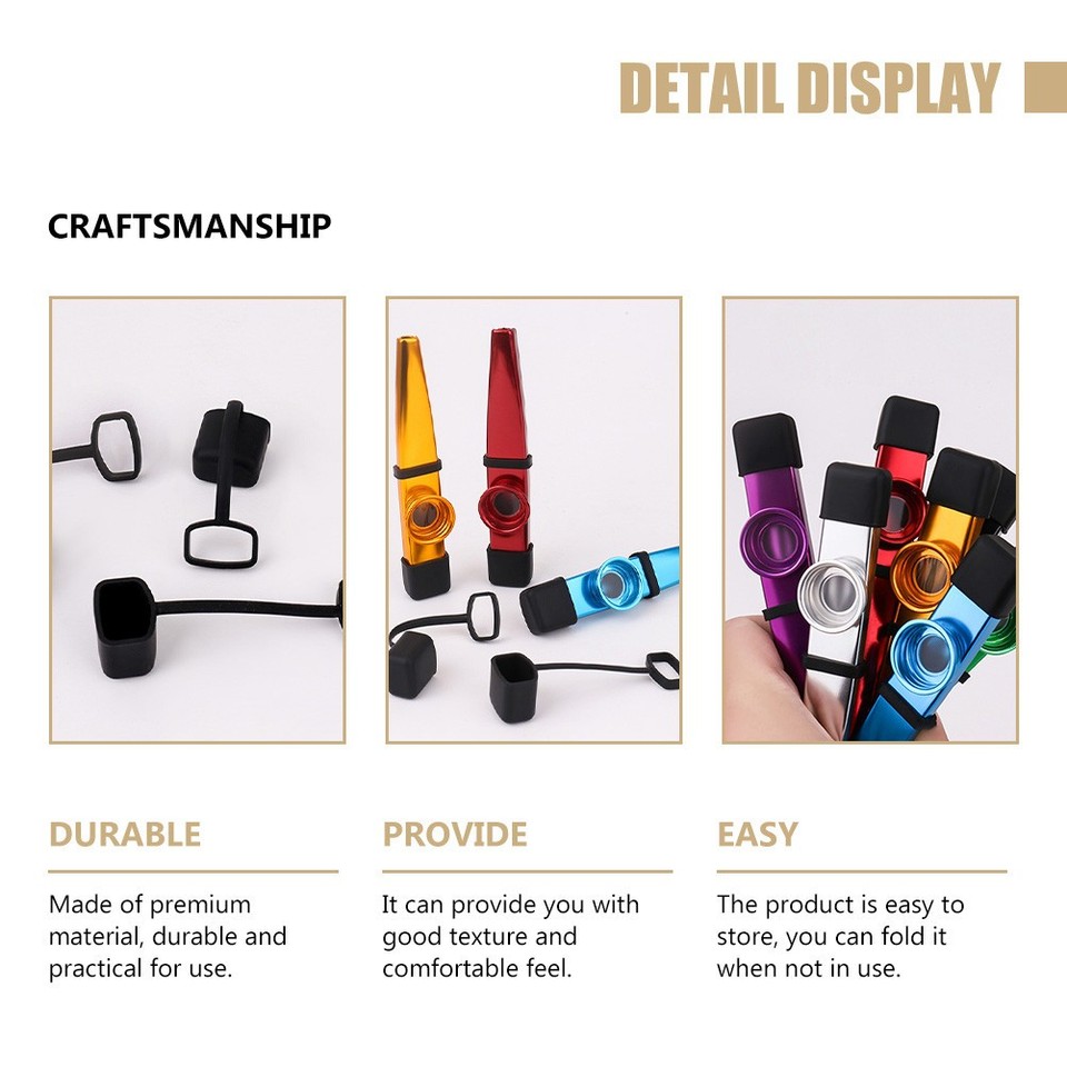 6 Pcs Exquisite Kazoo Protector Comfortable Cover Guitar Finger Covers ...