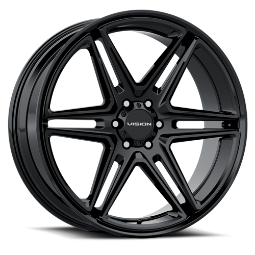 1 New 20x9 Vision 476 Wedge Gloss Black 6x139.7 6x5.5 ET30 Wheel Rim | eBay