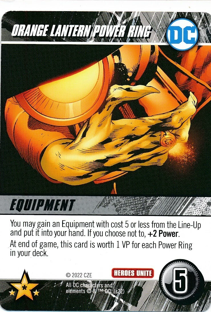 Orange Lantern Corps Ring