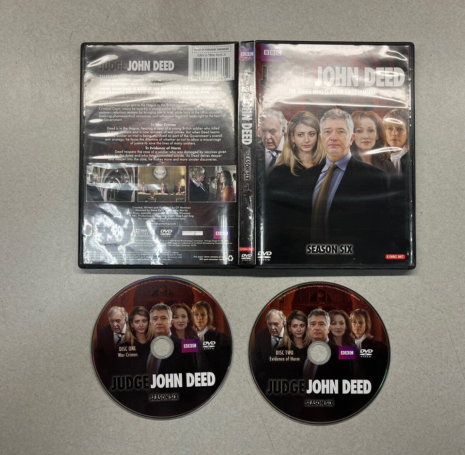 Judge John Deed Series DVDs Seasons 1-3, 5-6 | eBay