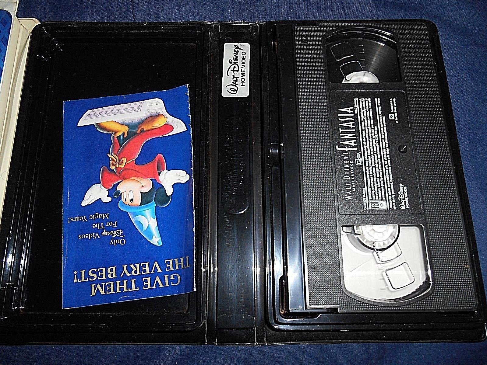 LOT OF 4 WALT DISNEY CHILDREN'S CLASSICS VHS TAPES IN CLAMSHELL CASES ...