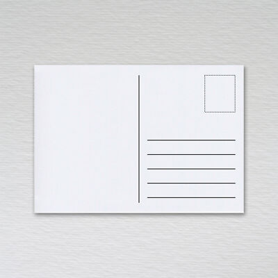 White blank postcards A6 250gsm plain postcards pack - art crafting ...