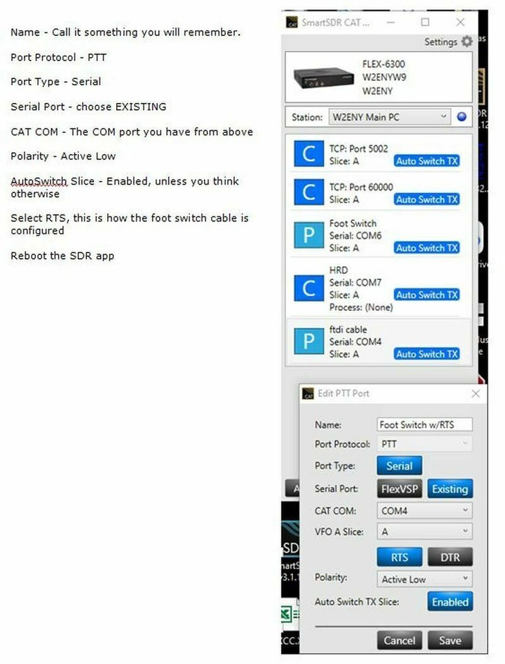 USB Hand Switch for PTT fits FLEX SDR RADIO 6000 Series 6300 6400 6500 ...