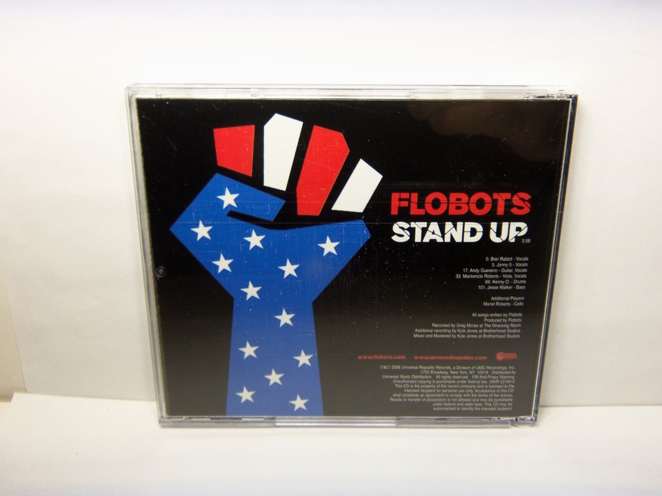 PROMO CD SINGLE - FLOBOTS STAND UP, 2008 UNIVERSAL REPUBLIC RECORDS | eBay