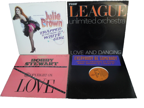 VARIOUS DISCO-DANCE 12"-INCH SINGLES - " 4-REC BARGAIN BUNDLE " 1982,83 ...