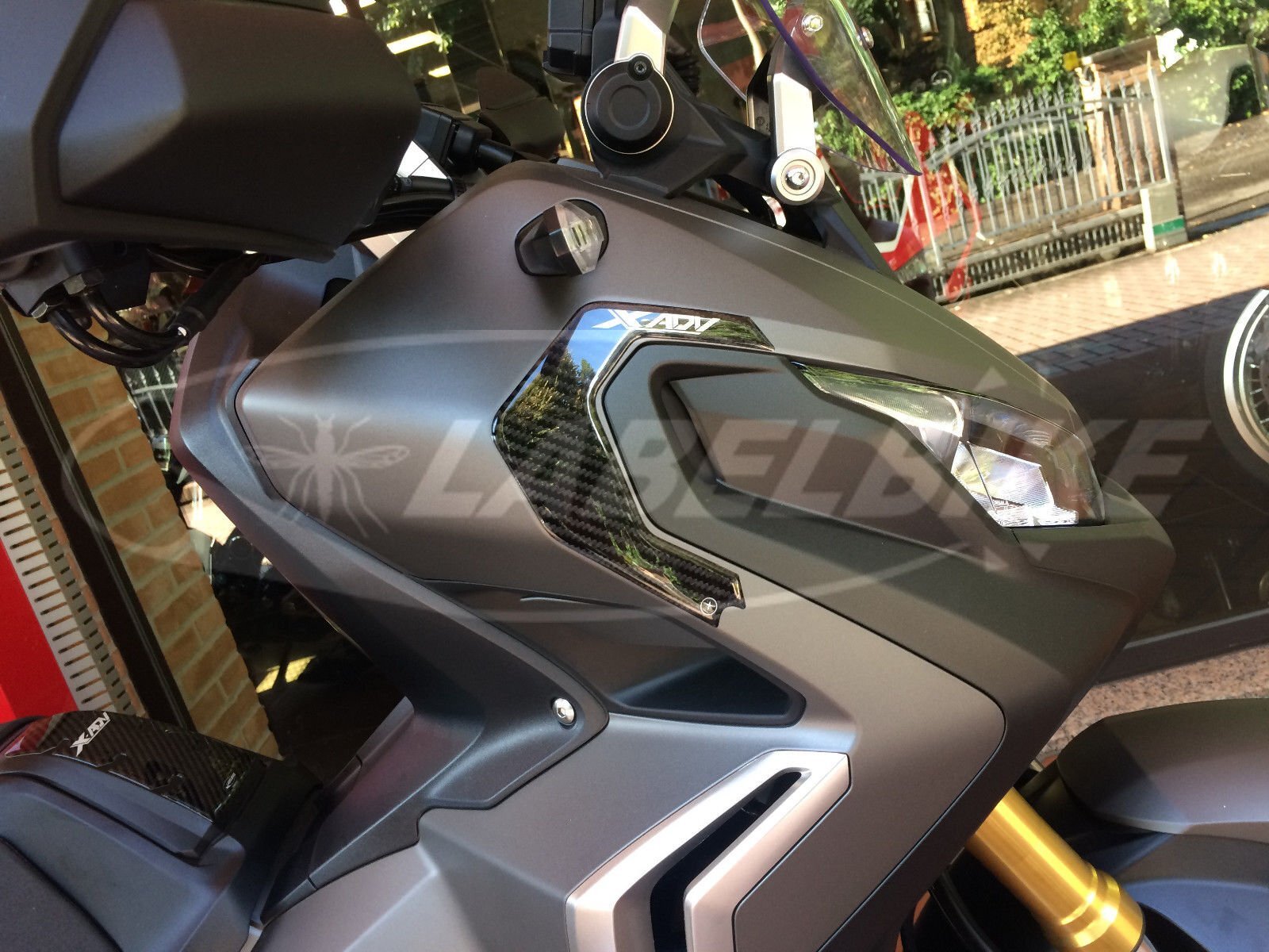 2 Stickers Gel 3D Guards Edges Fairings Compatible With Honda x-Adv ...