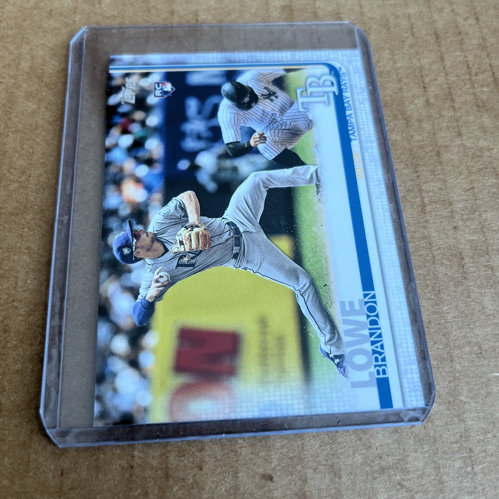 2019 Topps BRANDON LOWE RC ROOKIE #114 Tampa Bay Rays Baseball Card (b3 ...