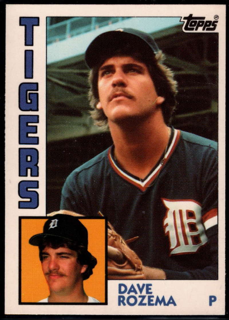 1984 Topps Tiffany #457 Dave Rozema NM+++ Tigers | eBay