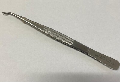 Tissue Forceps Size 106 Curved Non Cutting German Stainless Steel | eBay
