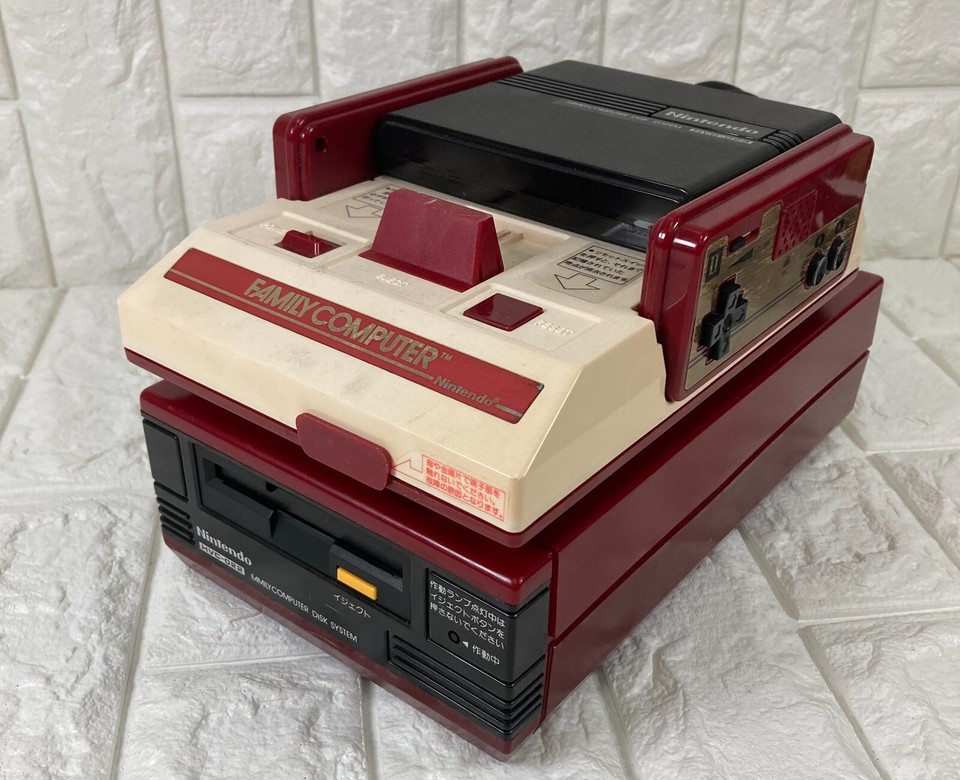 Famicom Disk system Super famicom console set zelda devil's castle ...
