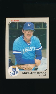 1983 Fleer #105 Mike Armstrong * Pitcher * Kansas City Royals * NM/NM ...
