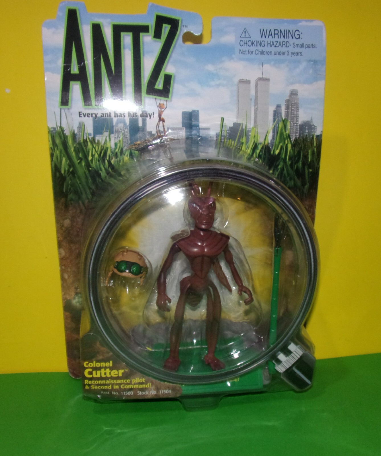 DreamWorks Antz Colonel Cutter Action Figure 1998 Playmates Age 4 ...