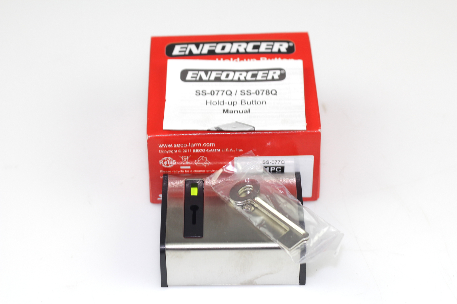 Enforcer Seco-Larm SS-077Q Latching Holdup Button With Key | eBay