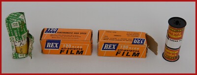 REX 120 PANCHROMATIC HIGH SPEED FILM AS SHOWN & (1) KODAK VERICHROME FREE SHIP | eBay
