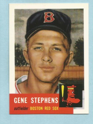1991 Topps Baseball 1953 Archives Gene Stephens #248 Boston Red Sox NM ...