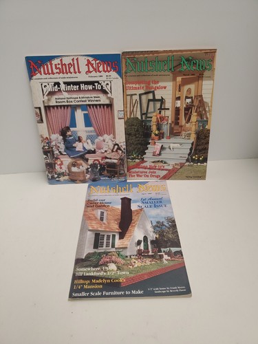 Lot of 3 Nutshell News Magazines 1990 Feb,Mar,April | eBay
