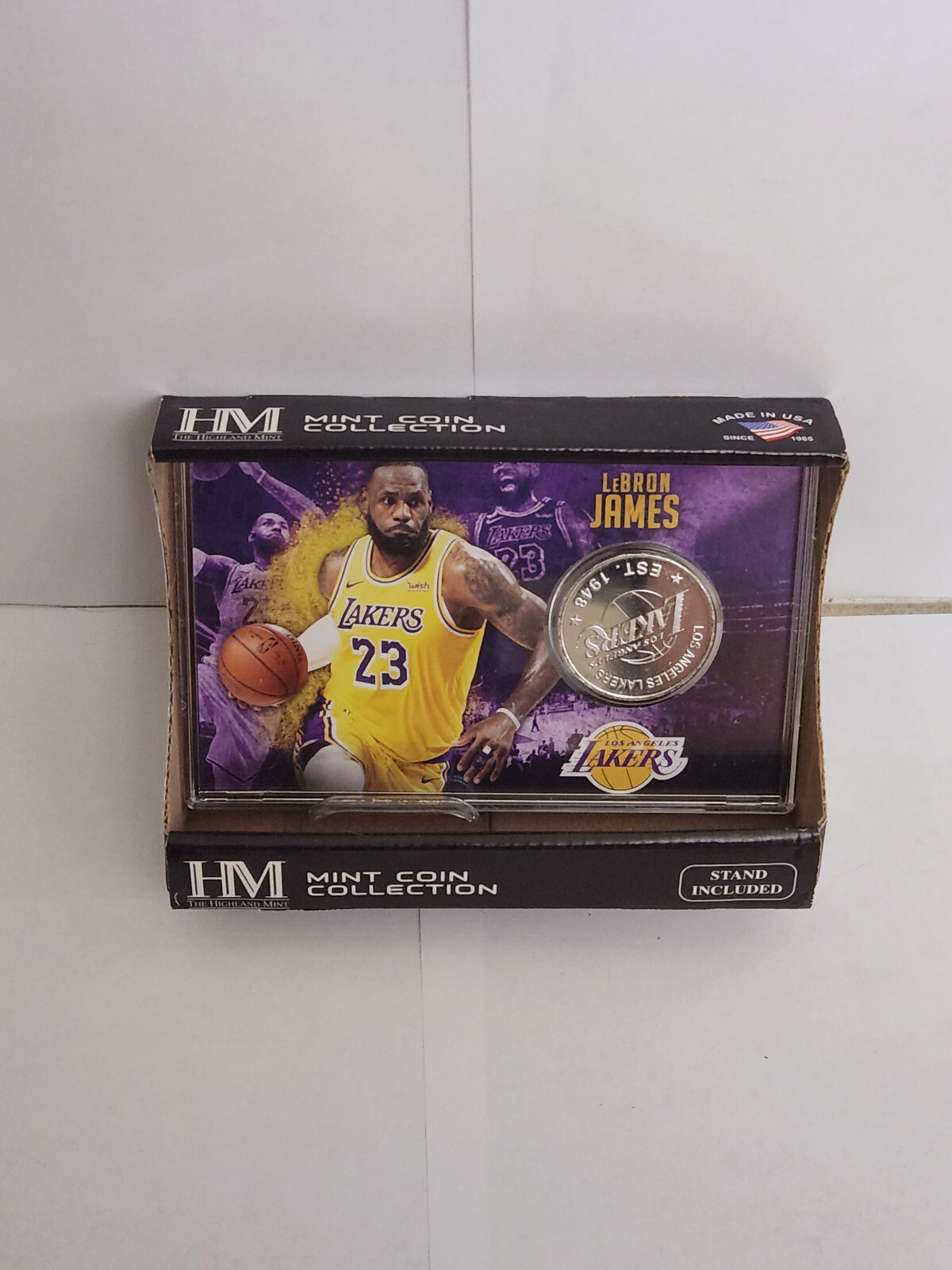 Highland Mint NBA Los Angeles Lakers LeBron James Silver Coin Card | eBay