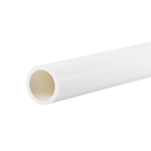 ID 16mm OD 20m 0.5m Length PVC Rigid Hard Round Tube White Liquid Pipe ...