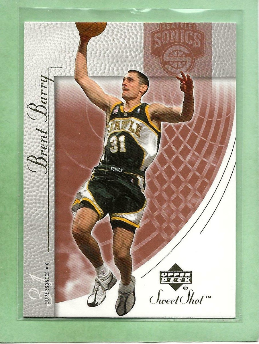 Brent Barry Sonics Upper Deck Brent Barry Basketball Trading Cards