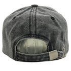 Captains Sailor Anchor Baseball Cap Distressed Washed Finish Black US ...