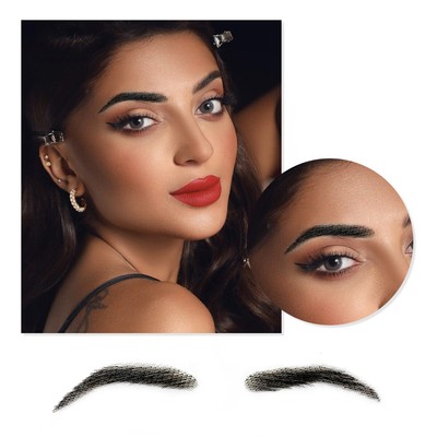 Hot Beauty Artificial Lace Artificial Weaving Eyebrow Fake Eyebrows ...